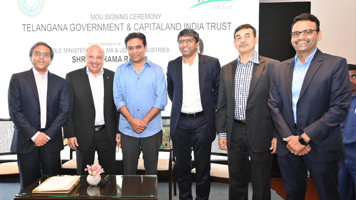 CapitaLand to invest ₹6,200 cr on data centre, additional office space in Hyderabad - The Hindu